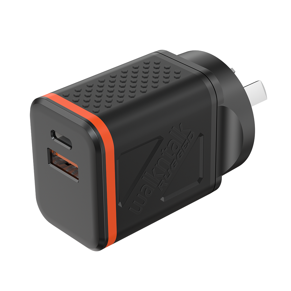 Rugged Dual USB Wall Charger | Walkntalk