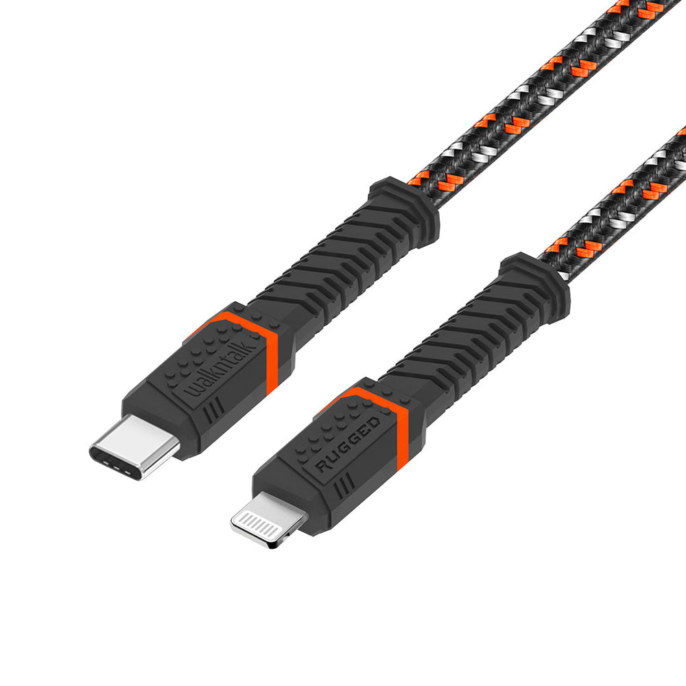 Rugged Kevlar USB-C to Lightning Charging Cable | Walkntalk
