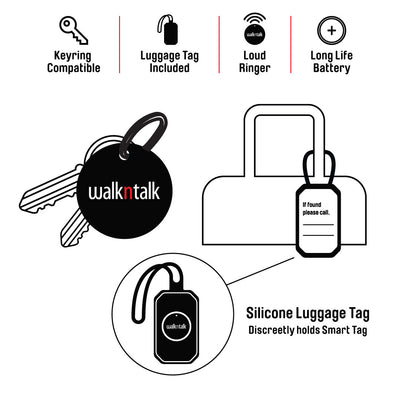 Smart Tag GPS Tracker - Apple Certified | Walkntalk