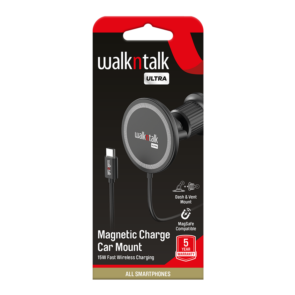 Ultra Magnetic Charge Car Mount | Walkntalk