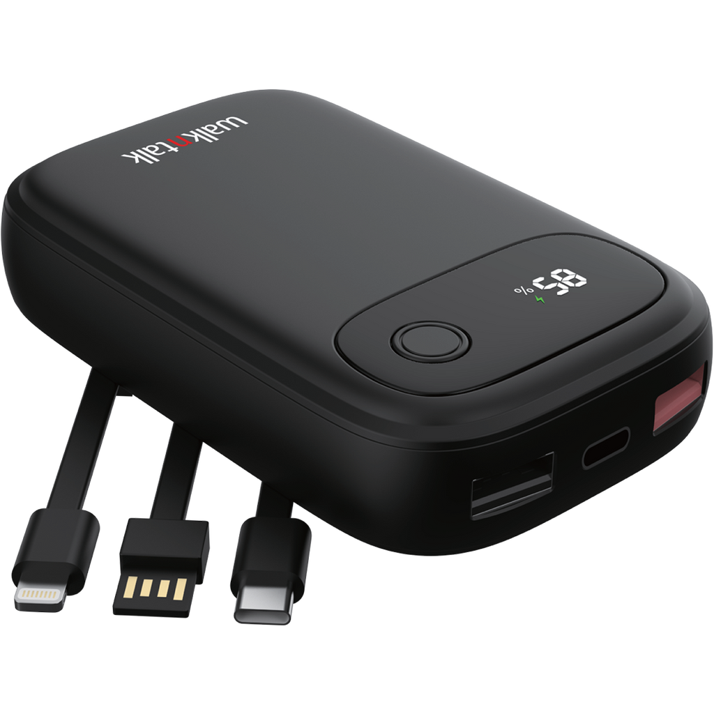 8K Travel Power Bank with Built in Cables | Walkntalk – WalknTalk